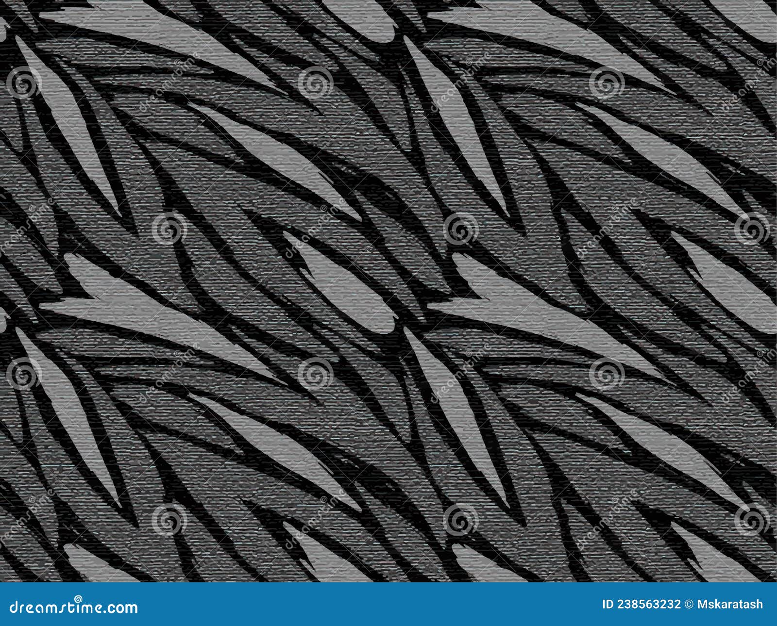 Seamless Modern Distressed Square Pattern Vector. Classic Black and ...