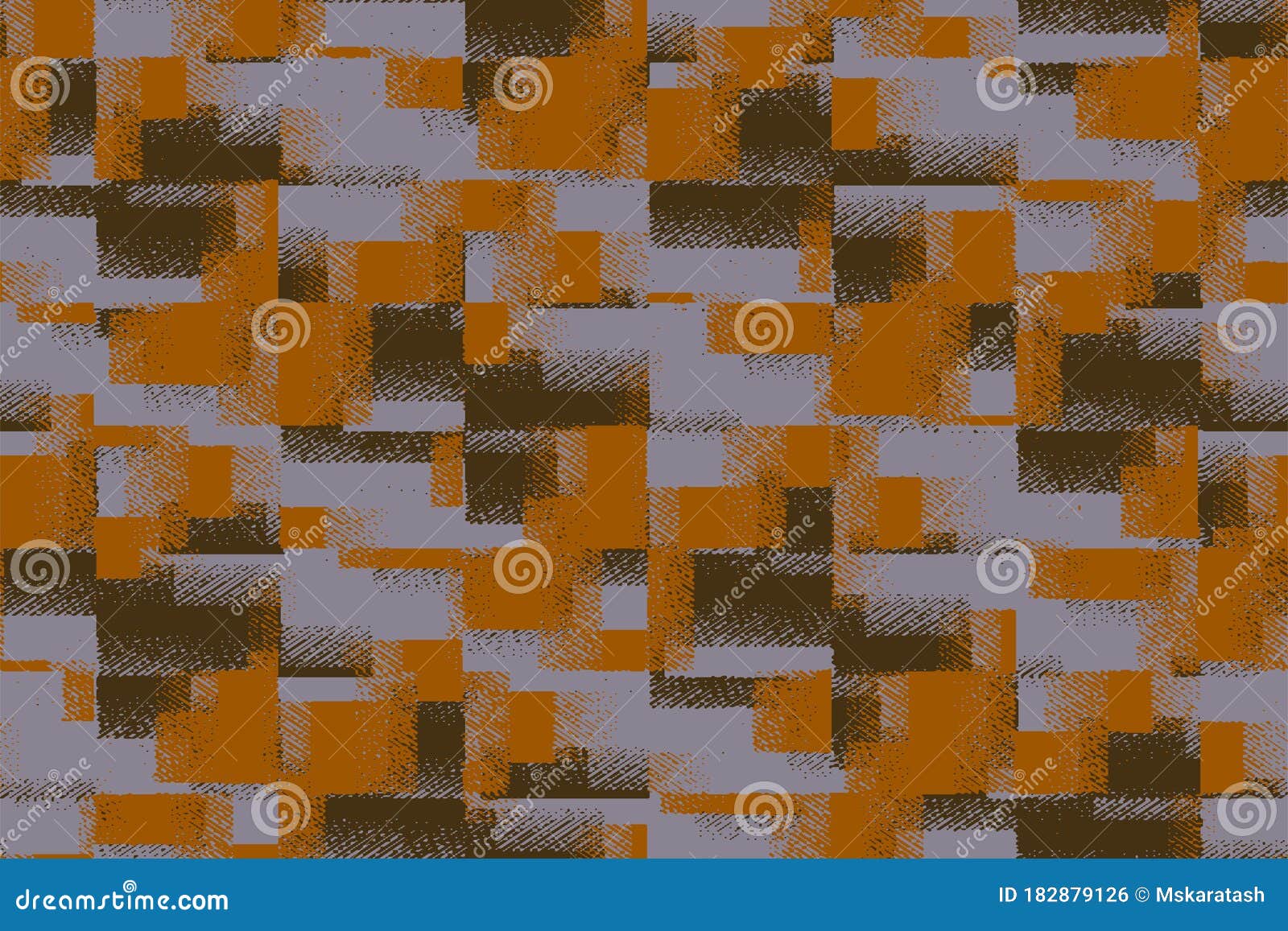 Full Seamless Modern Distressed Square Pattern Vector. Stock Vector ...