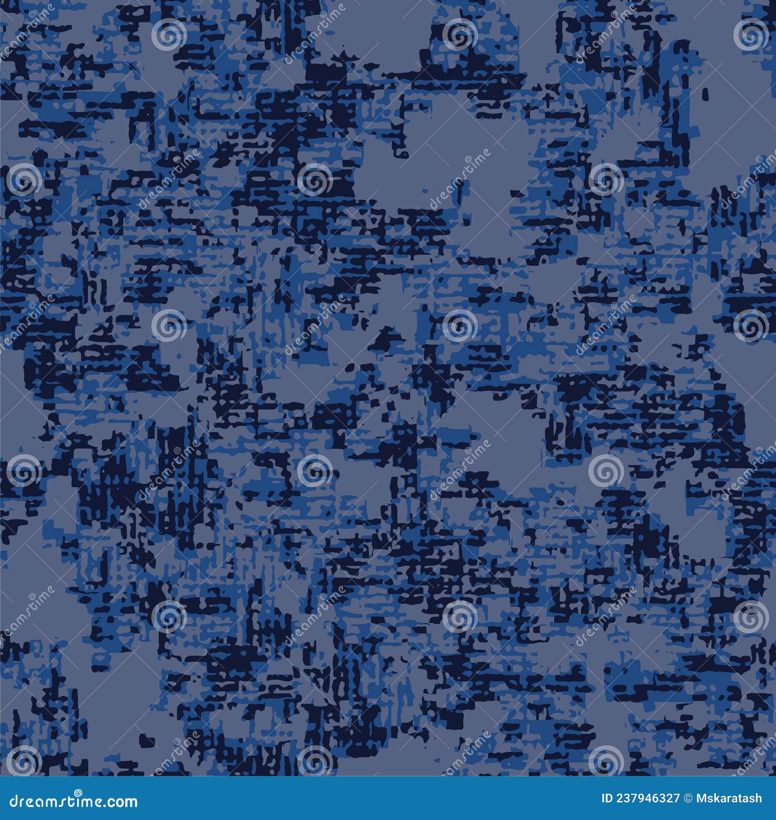 Seamless Modern Distressed Texture Pattern Vector. Classic Halftone ...