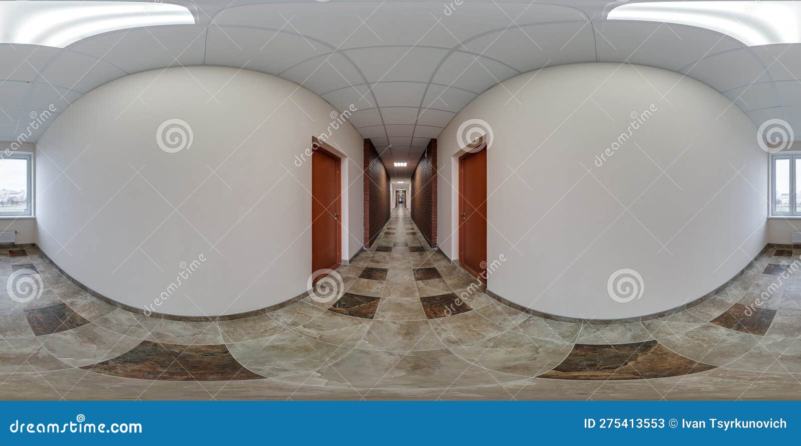 Full Seamless Spherical Hdri 360 Panorama in Interior of Empty Room and ...