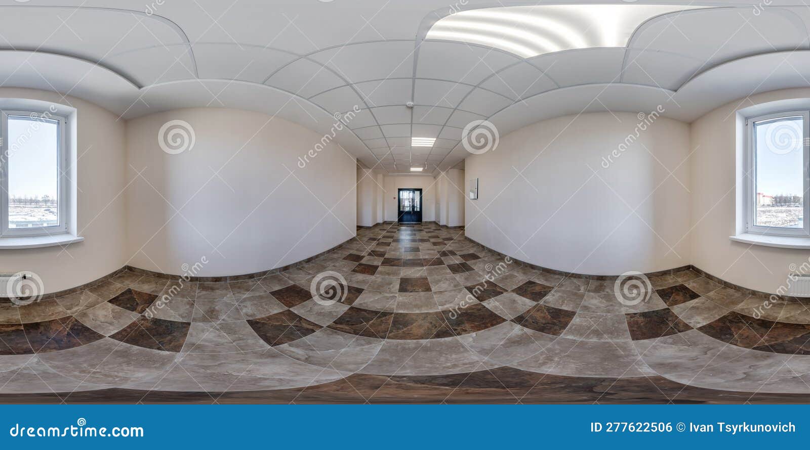 Full Seamless Spherical Hdri 360 Panorama in Interior of Empty White ...