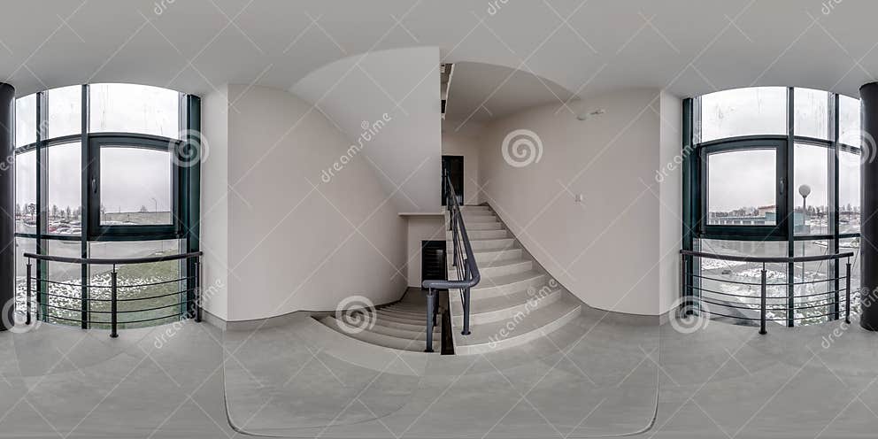 Full Seamless Spherical Hdri 360 Panorama View in Empty Modern Hall ...