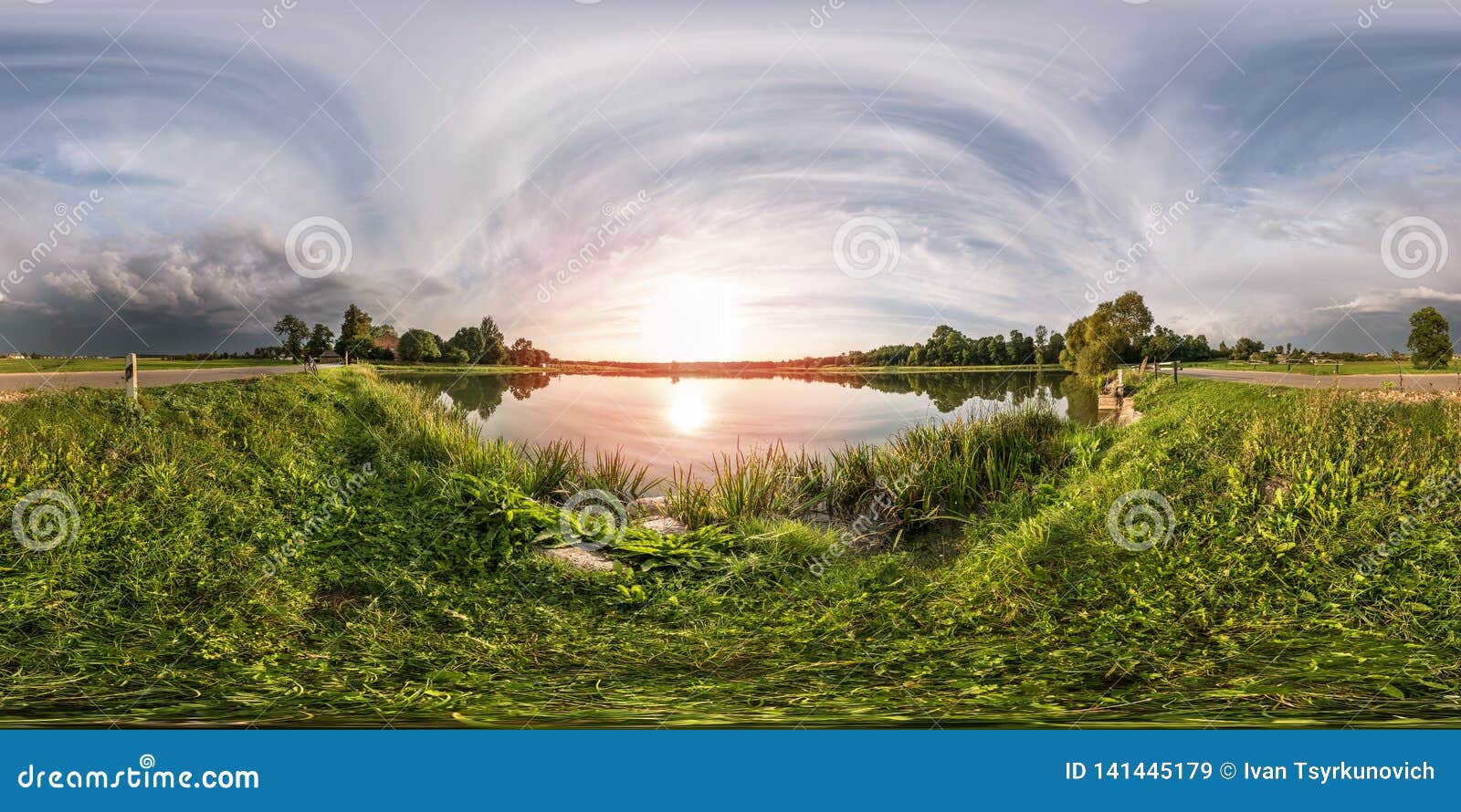Equirectangular Projection Environment Map. Full Spherical Panorama Of ...