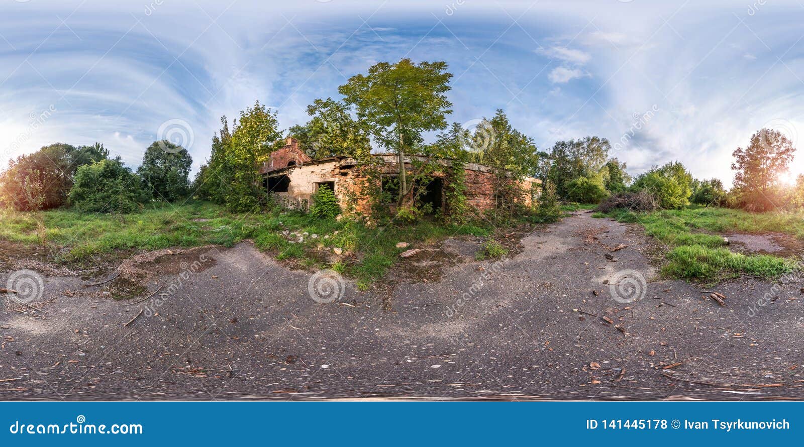 Equirectangular Projection Environment Map. Full Spherical Panorama Of ...