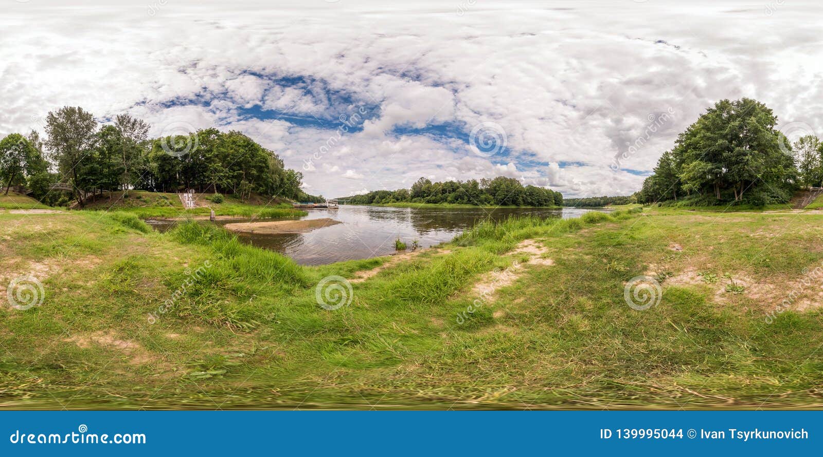 Full Seamless Spherical Panorama 360 by 180 Degrees Angle View on the ...