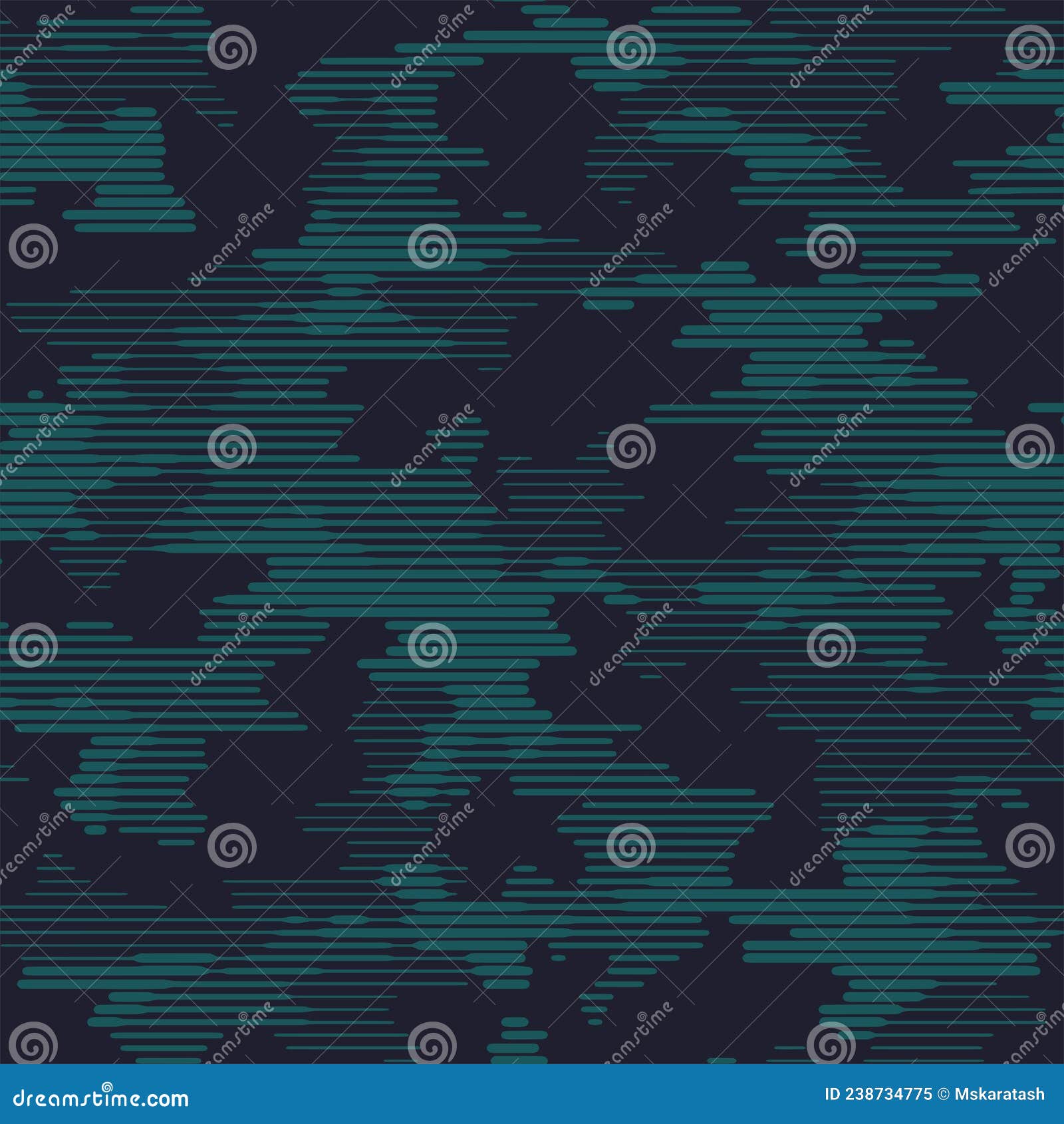 Seamless Modern Halftone Lines Camouflage Pattern for Decor and Textile ...