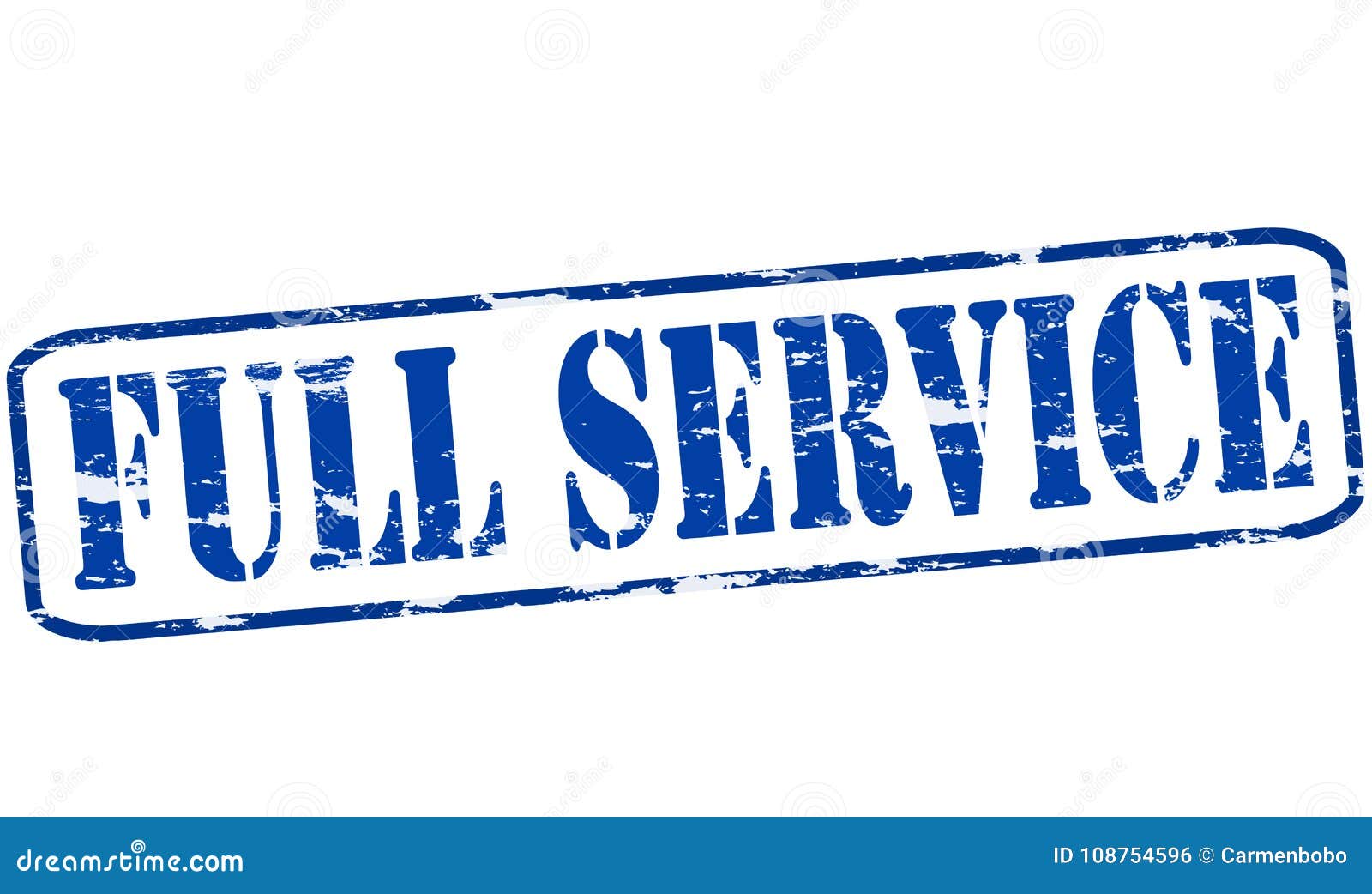 Full service stock illustration. Illustration of blue - 108754596