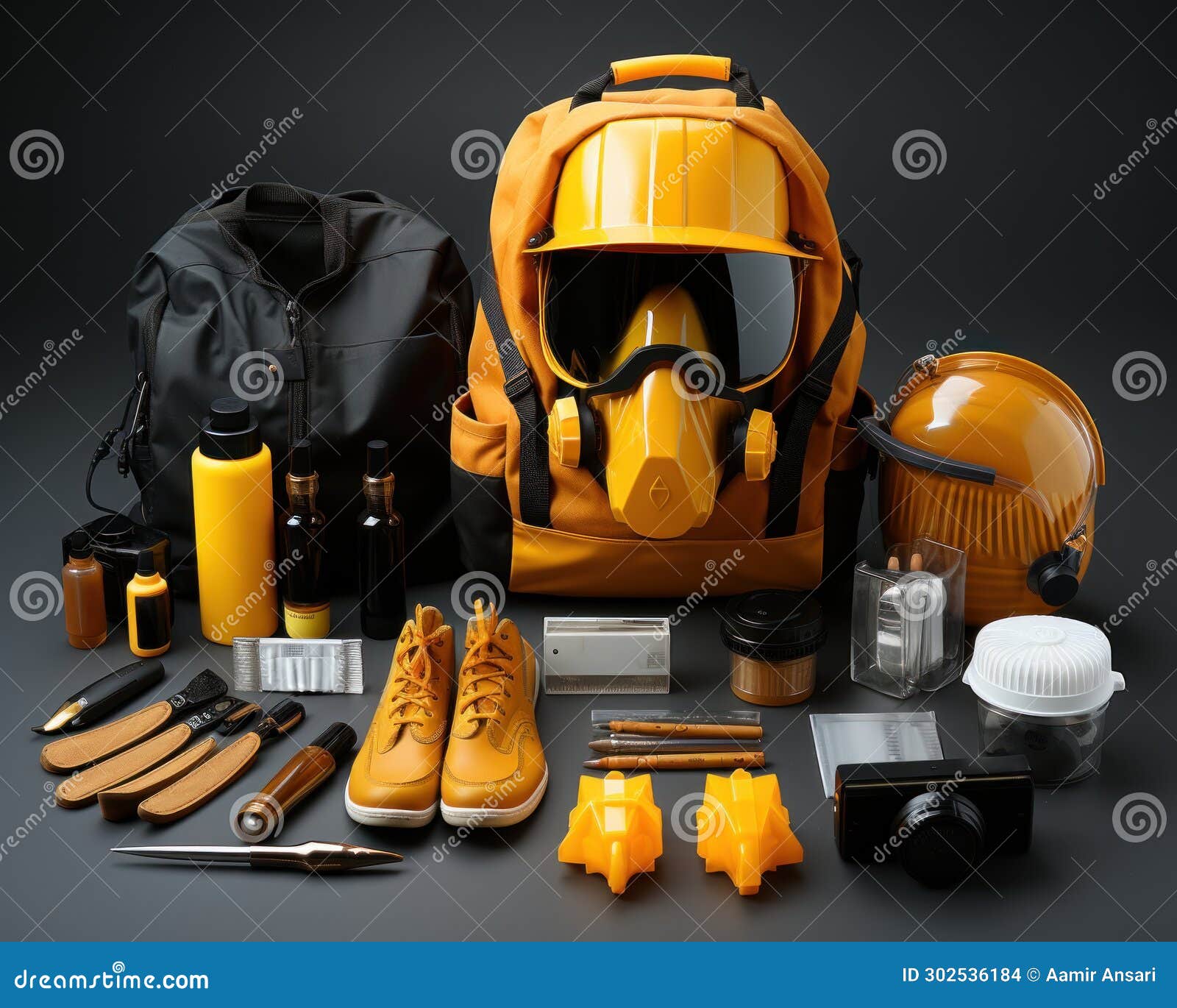 Full Set of Construction Safety Gear, Construction and Engineering ...