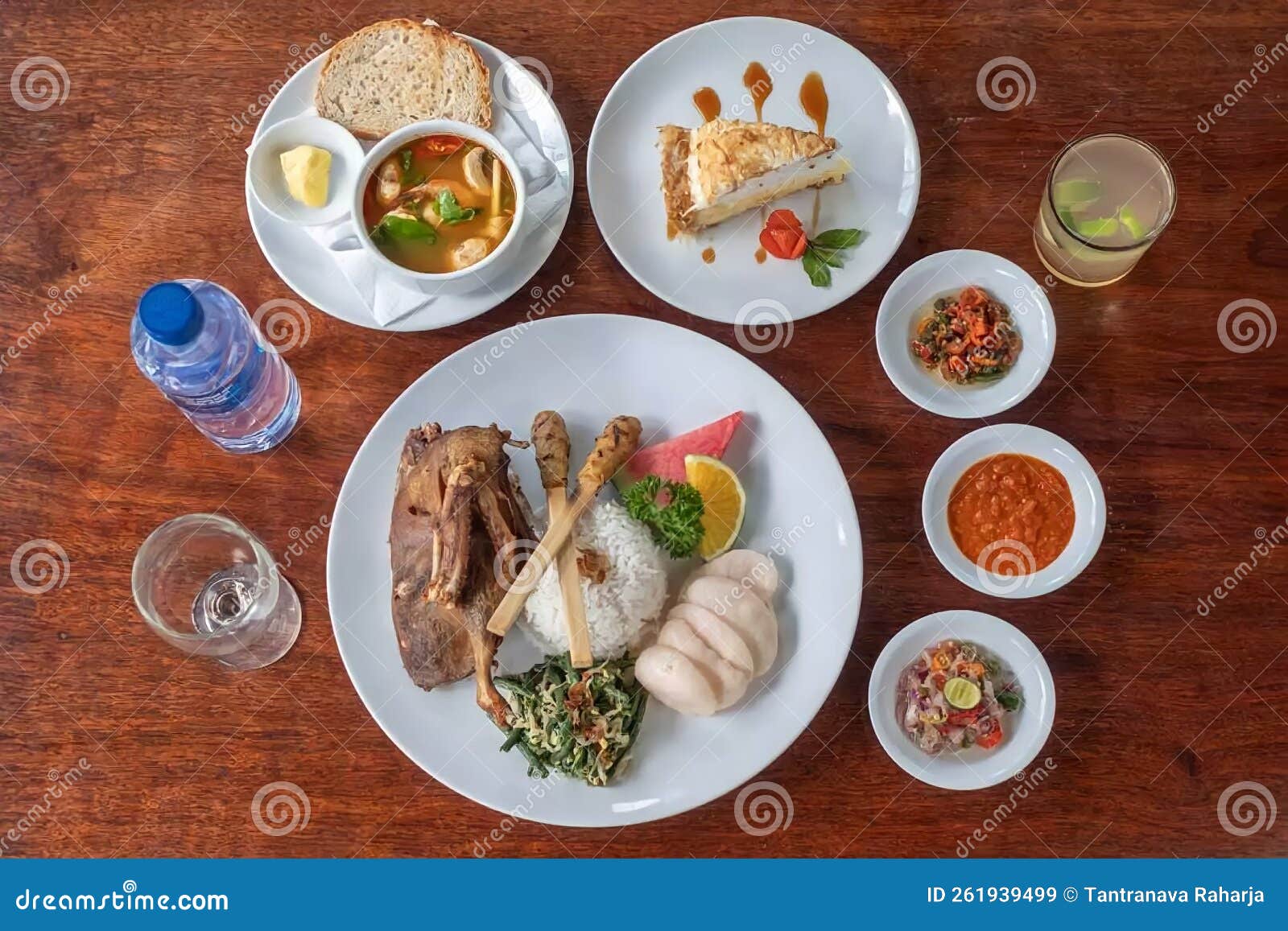 Full Set Menu Restaurant Bali Stock Image - Image of restaurant, menu ...