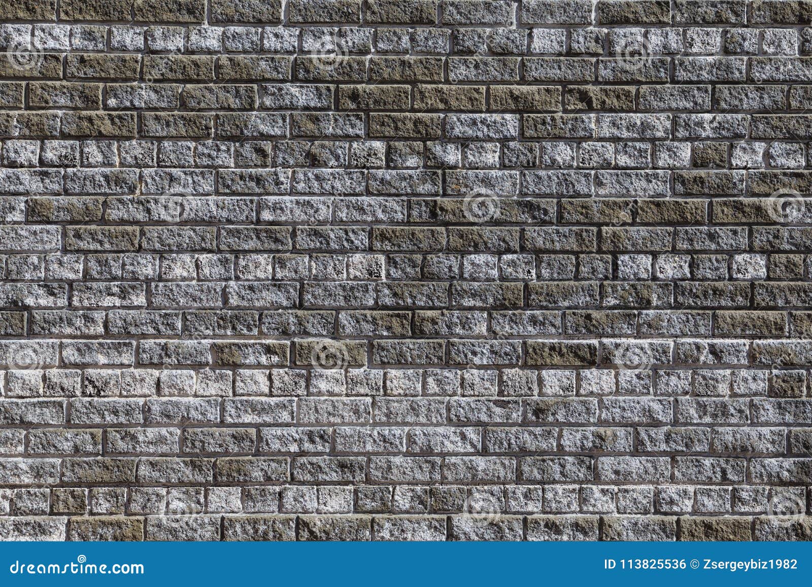 Full Size Front View of a Vintage Brick Wall Made of Grey Bricks Stock ...