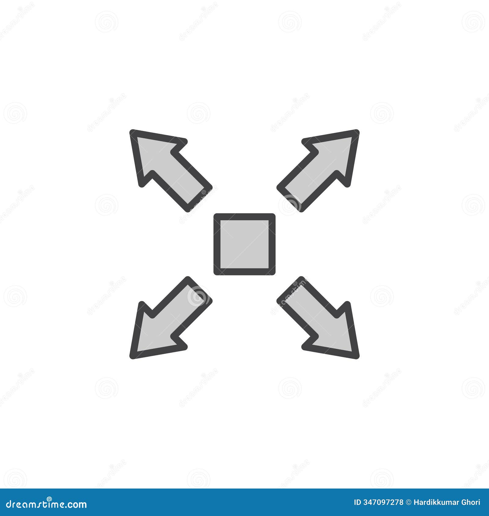 Full Size Icon in Colored Version Stock Vector - Illustration of ...