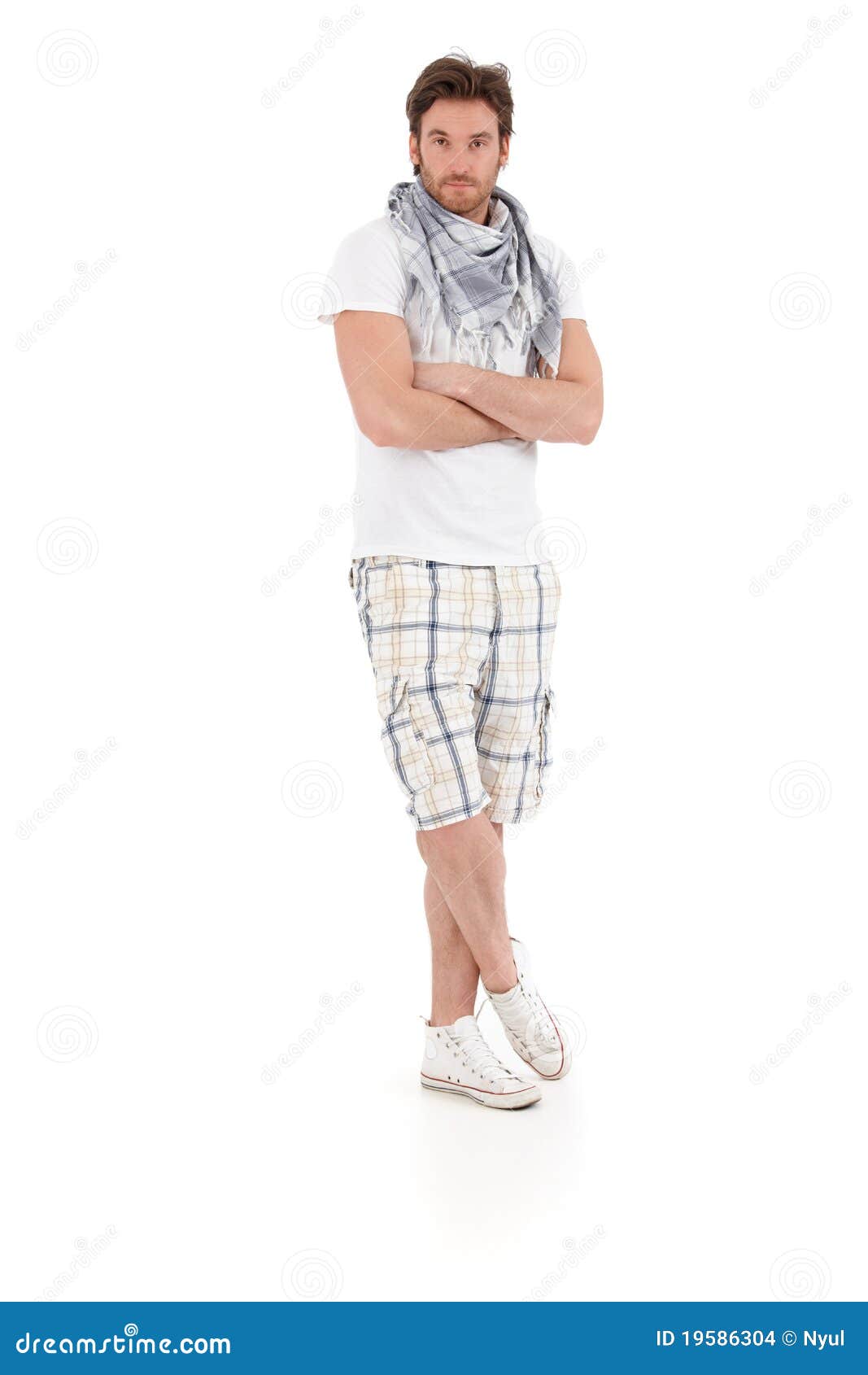 Full Size Portrait of Good Looking Young Man Stock Photo - Image of ...