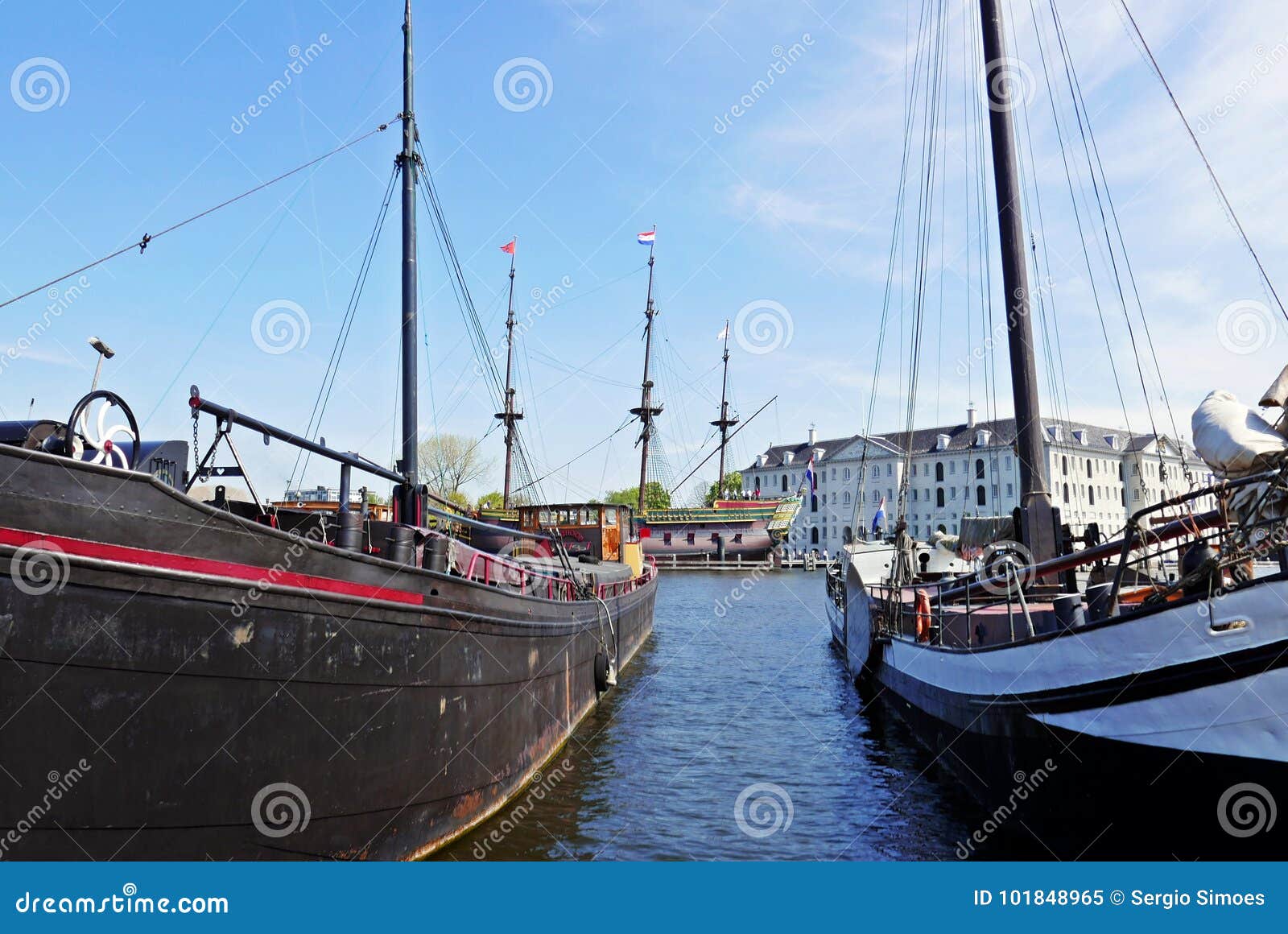 Amsterdam Scheepvaartmuseum Editorial Image - Image of attraction, ship ...