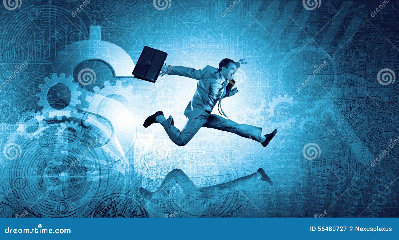 Full speed businessman stock image. Image of challenge - 56480727