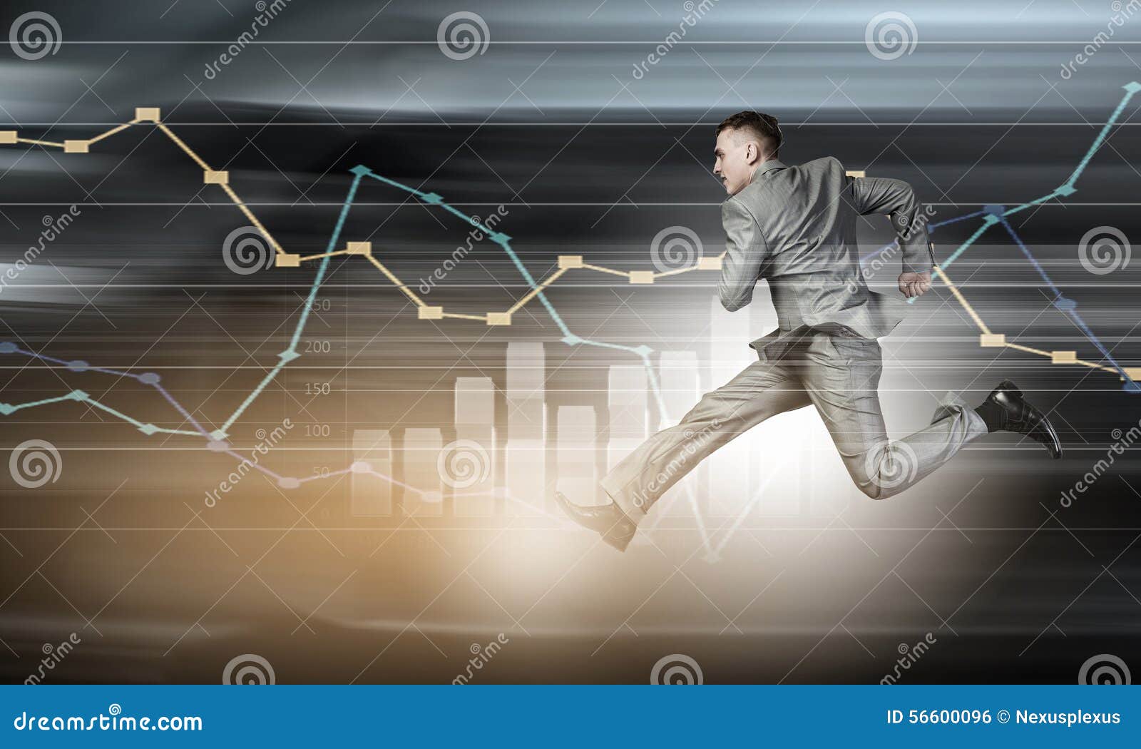 Full speed businessman stock photo. Image of determination - 56600096