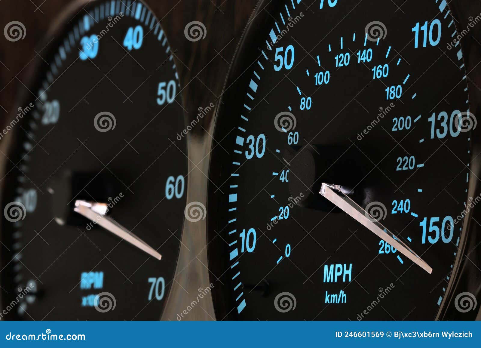 Full speed stock image. Image of board, meter, dark - 246601569