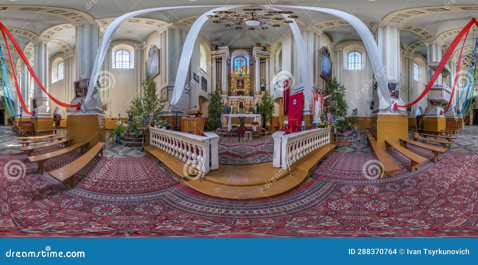 Full Spherical Seamless Hdri 360 Panorama Inside Interior of Old Gothic ...