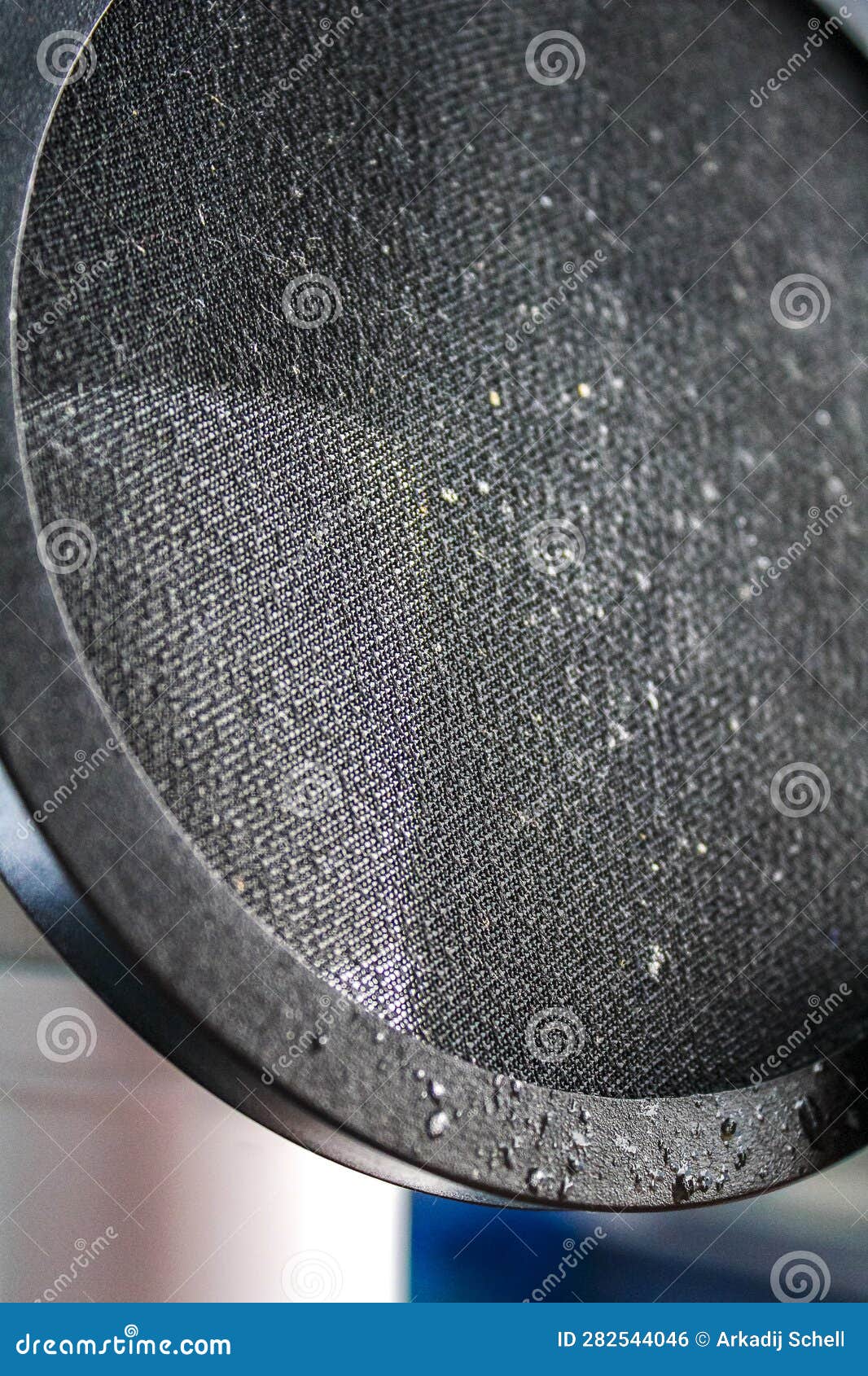Full Spit Wet Pop Shield on Microphone in Germany Stock Photo - Image ...