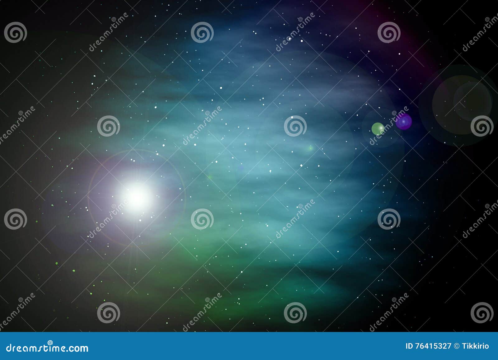 Full Star Sky Colorful Planet Background, Dark Cloud Galaxy Backdrop ...