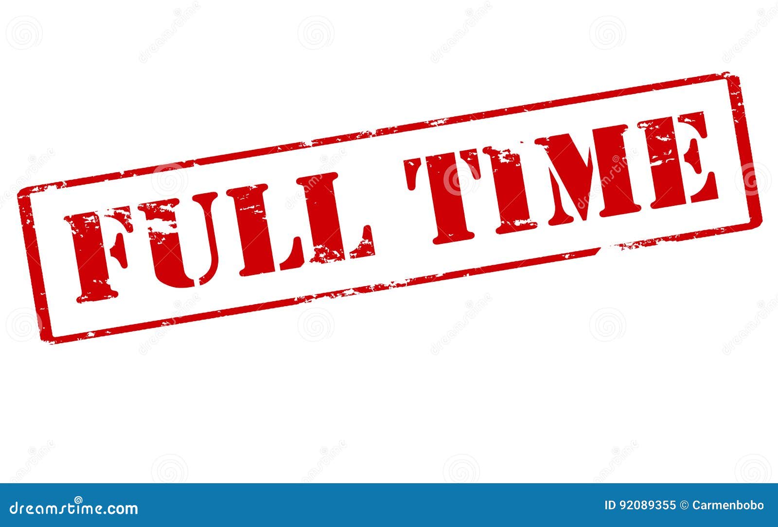 Full time stock illustration. Illustration of sign, season - 92089355