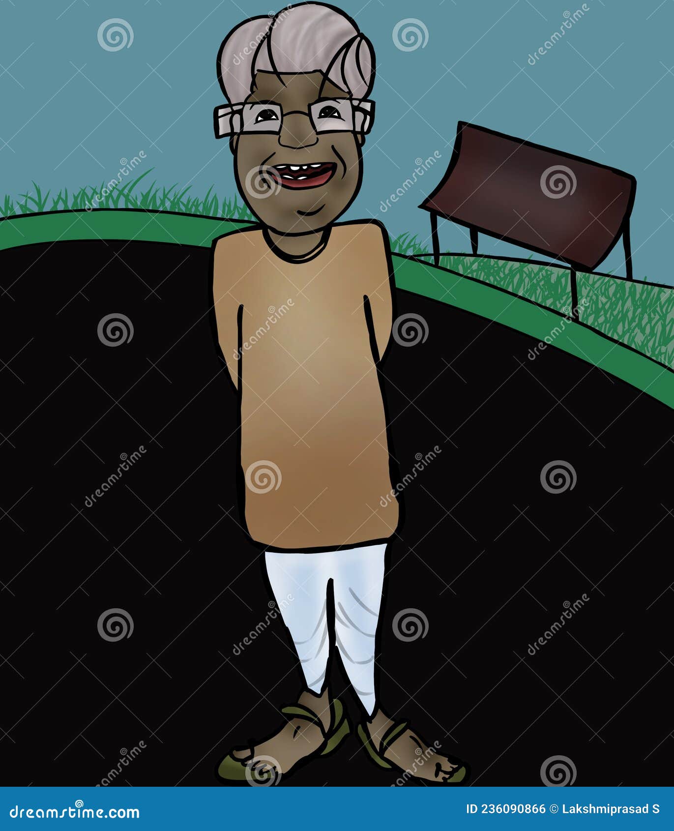Smiling Indian Farmers Working In Paddy Field Vector Flat Illustration ... Smiling Indian Farmers Working In Paddy Field Vector Flat Illustration ...