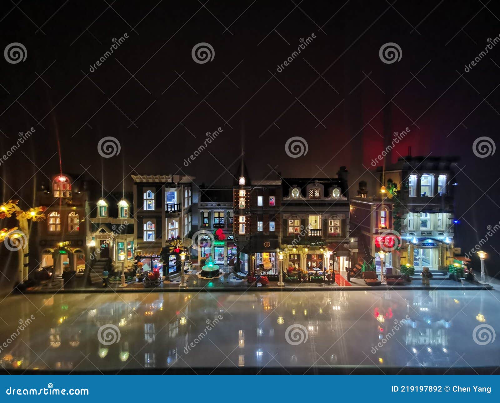 Full view lego street editorial photography. Image of view - 219197892