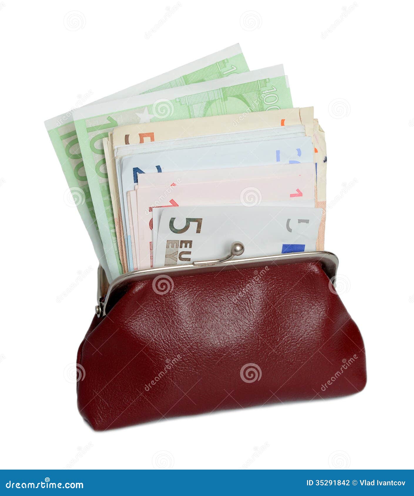 Full wallet. stock photo. Image of money, wages, pocket - 35291842