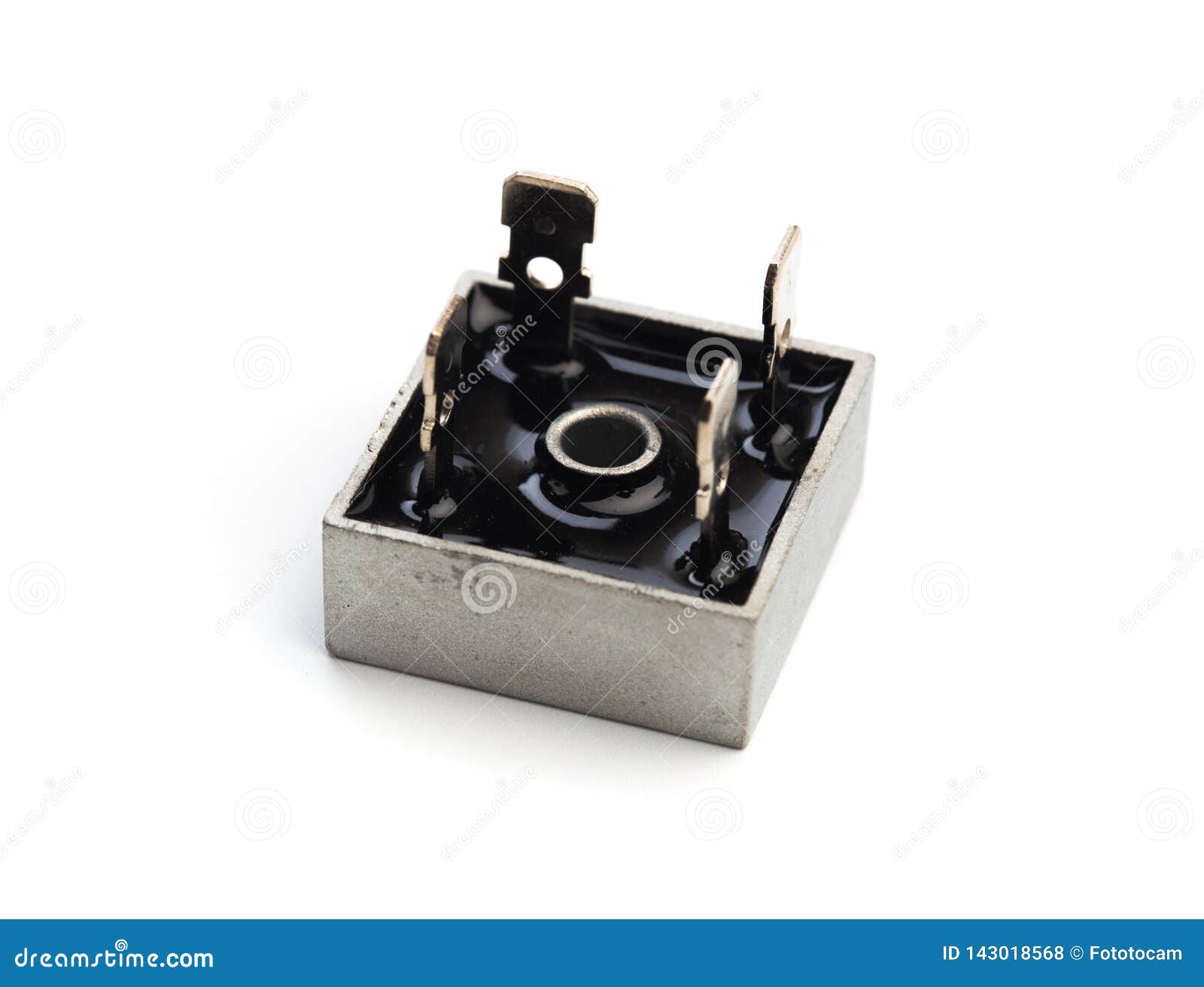 Rectifier Diode Isolated On White Background. 3D Rendering Royalty-Free ...