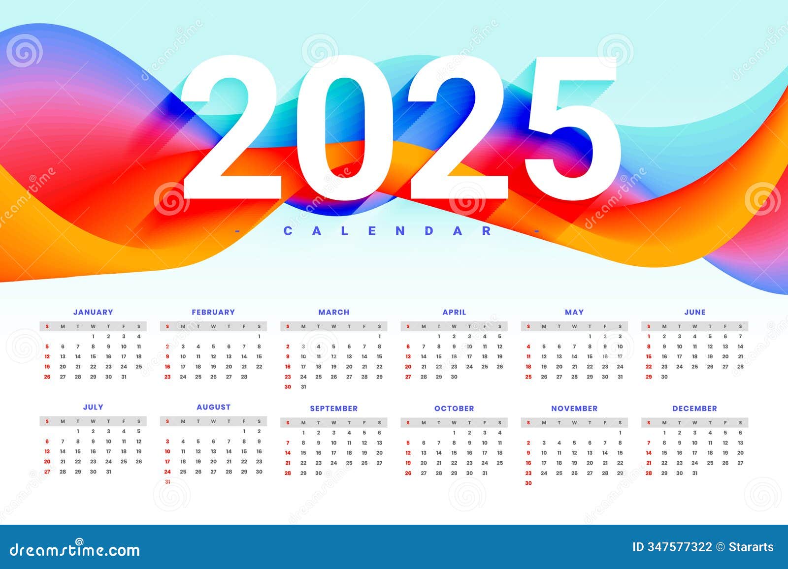 2025 Full Year Calendar Template With Splatter Effect Cartoon Vector ... 2025 Full Year Calendar Template With Splatter Effect Cartoon Vector ...