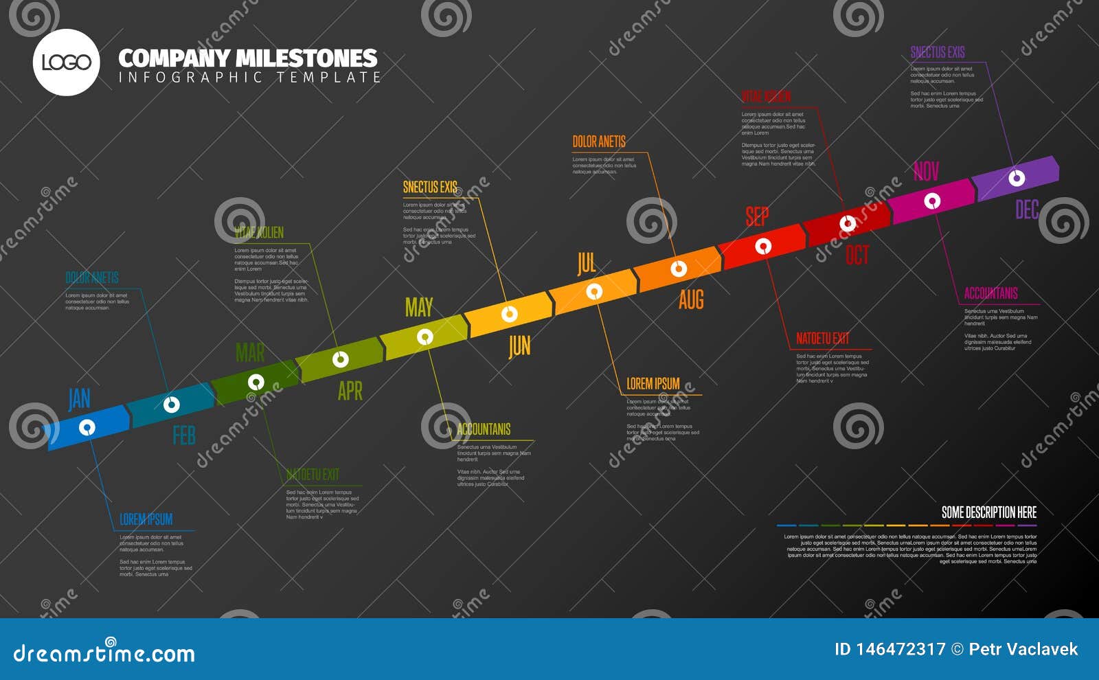 Full Year Timeline Template Stock Vector - Illustration of clipart ... Full Year Timeline Template Stock Vector - Illustration of clipart ...