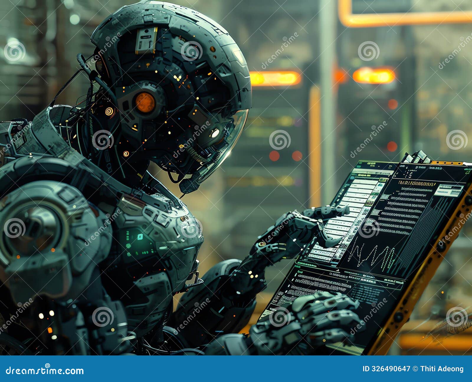 Fullbody Android Repairing Breached Systems, Cyber Recovery, Hightech ... Fullbody Android Repairing Breached Systems, Cyber Recovery, Hightech ...