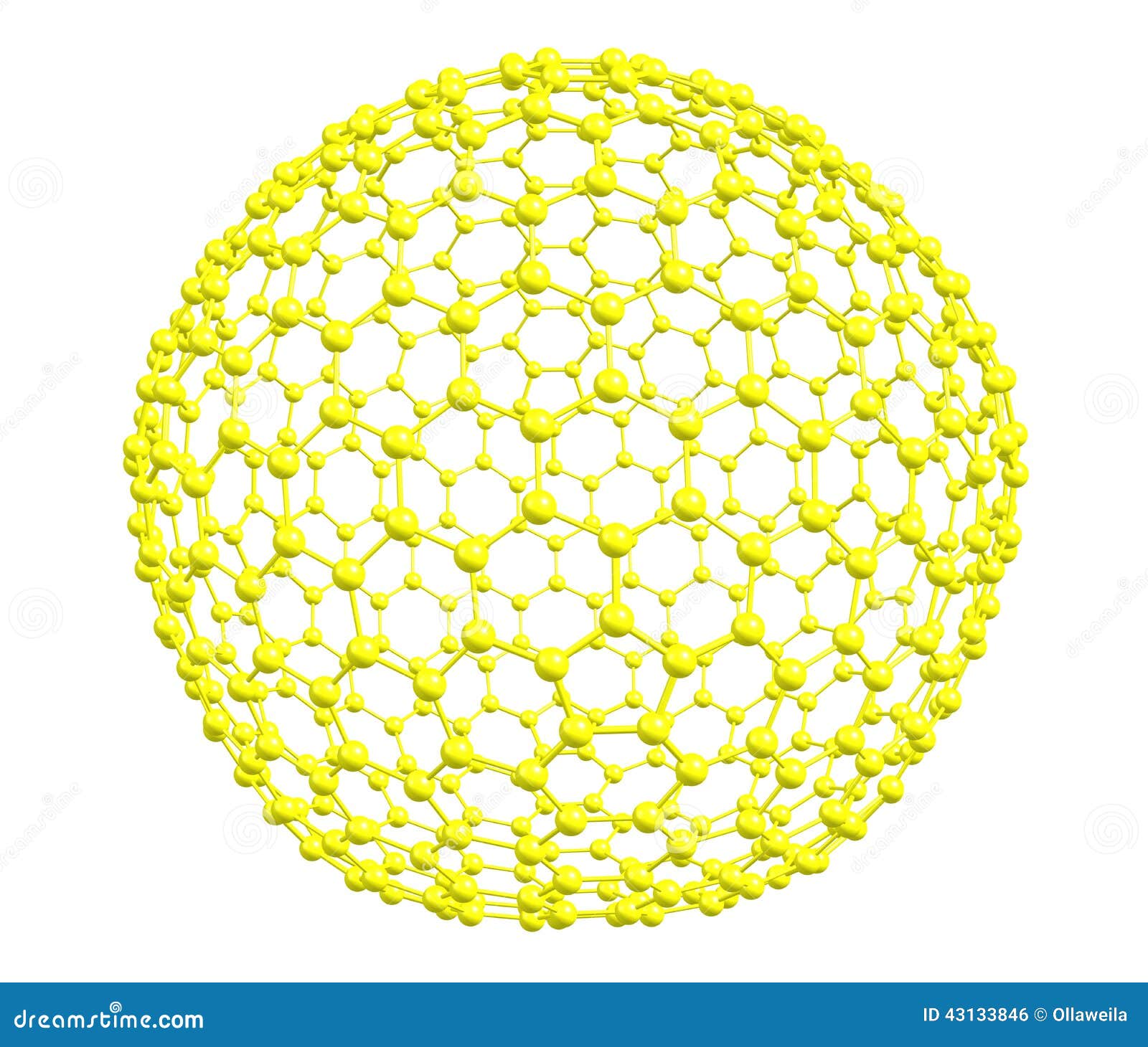 Fullerene Molecular Structure Royalty-Free Stock Photo | CartoonDealer ...