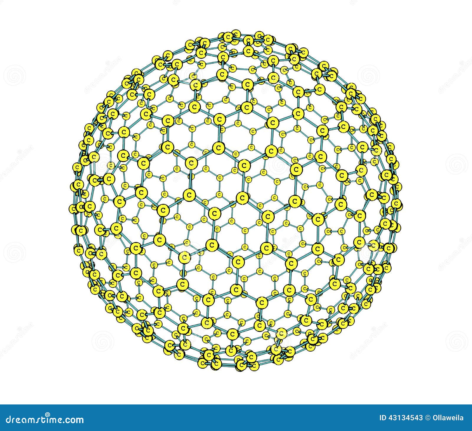Fullerene Molecular Structure Royalty-Free Stock Photo | CartoonDealer ...
