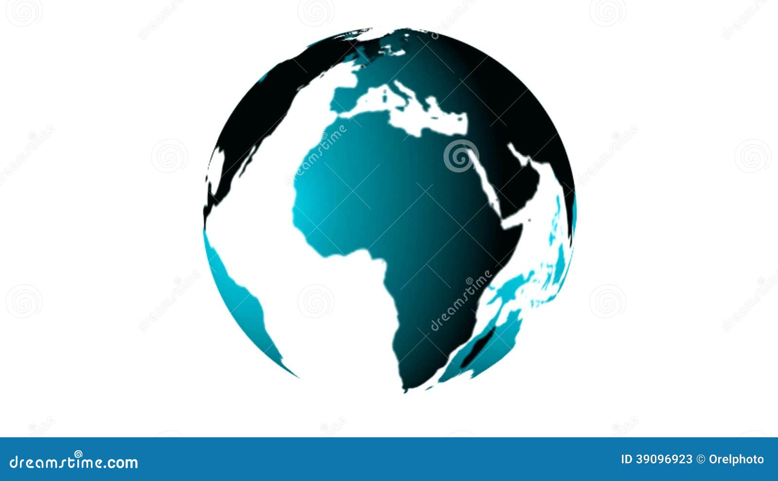 FullHD Video of Planet Earth on White Background Stock Video - Video of ...