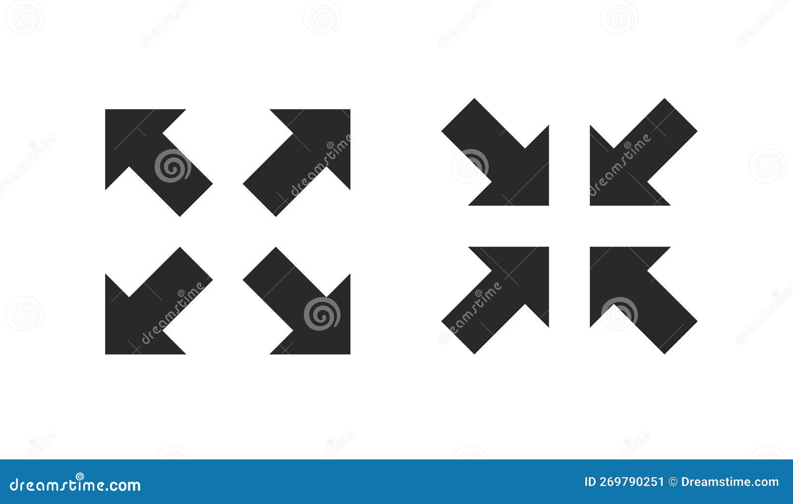 Fullscreen Pictogram Arrow Size Icon. Full Screen Bigger Extend Video ... Fullscreen Pictogram Arrow Size Icon. Full Screen Bigger Extend Video ...