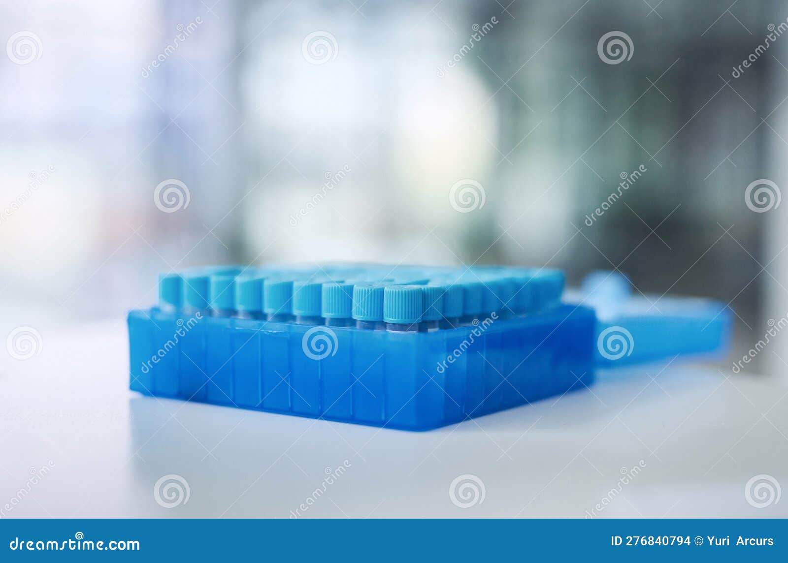 Fully Approved and Ready for Distribution. Test Tubes on a Table in a ...