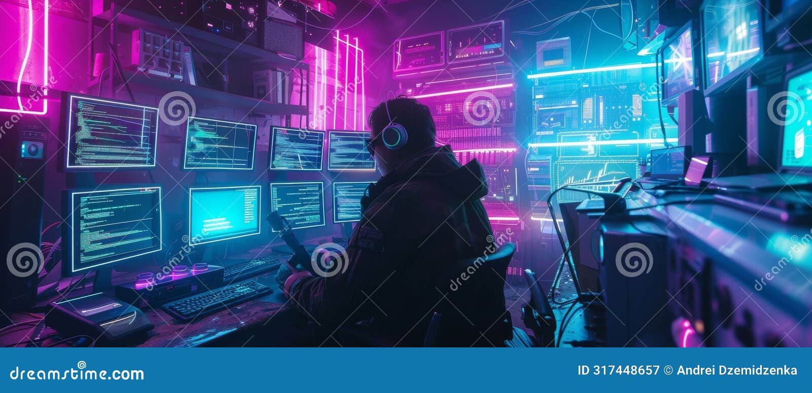 A Fully Armed Member of the Cyber War Special Forces Discovers an ...