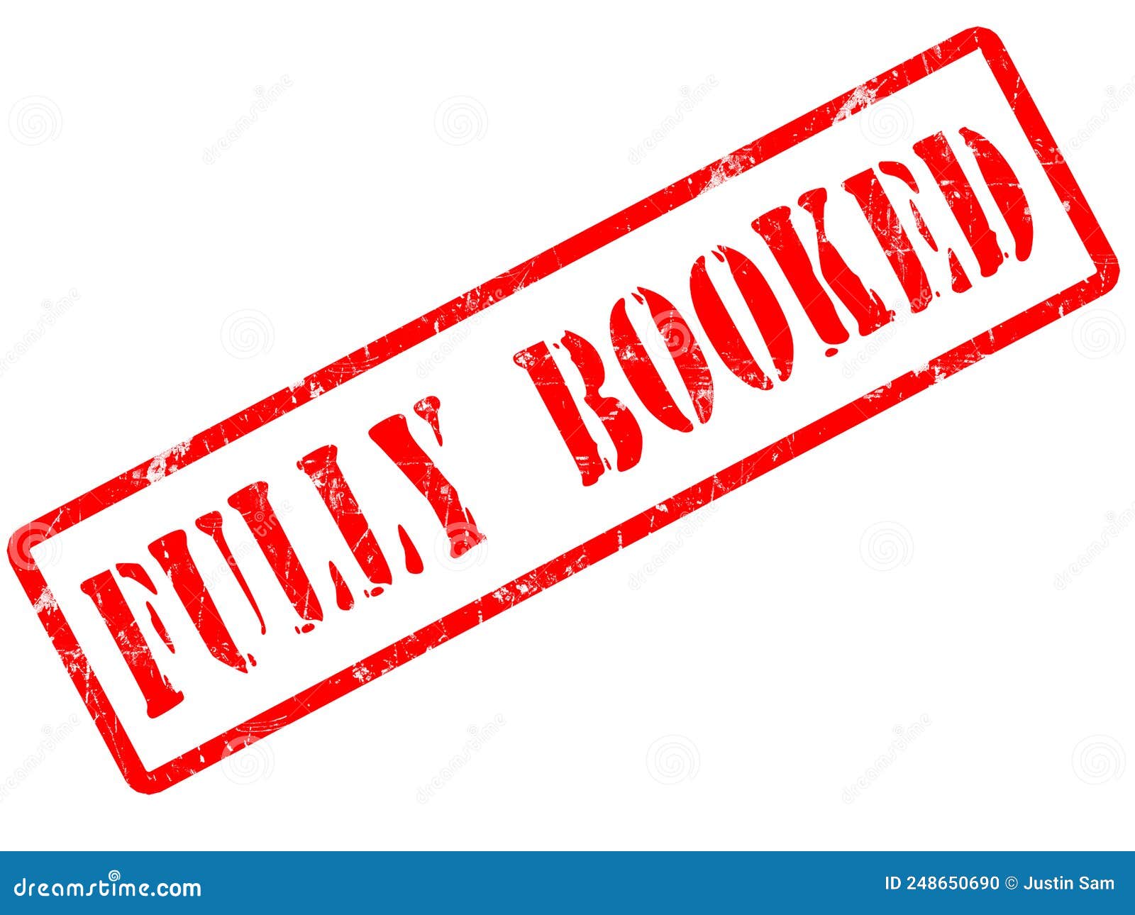 Booked Word On Golden Banner Stock Image | CartoonDealer.com #294326641