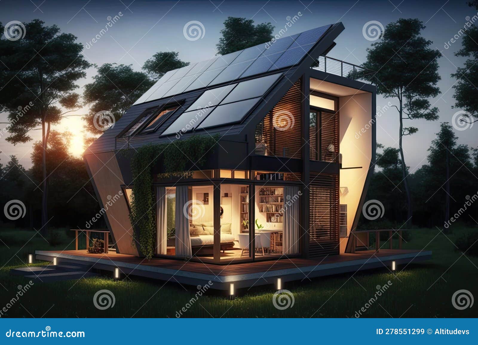 Fully Built and Furnished Eco Friendly House, with Solar Panels, Energy ... Fully Built and Furnished Eco Friendly House, with Solar Panels, Energy ...