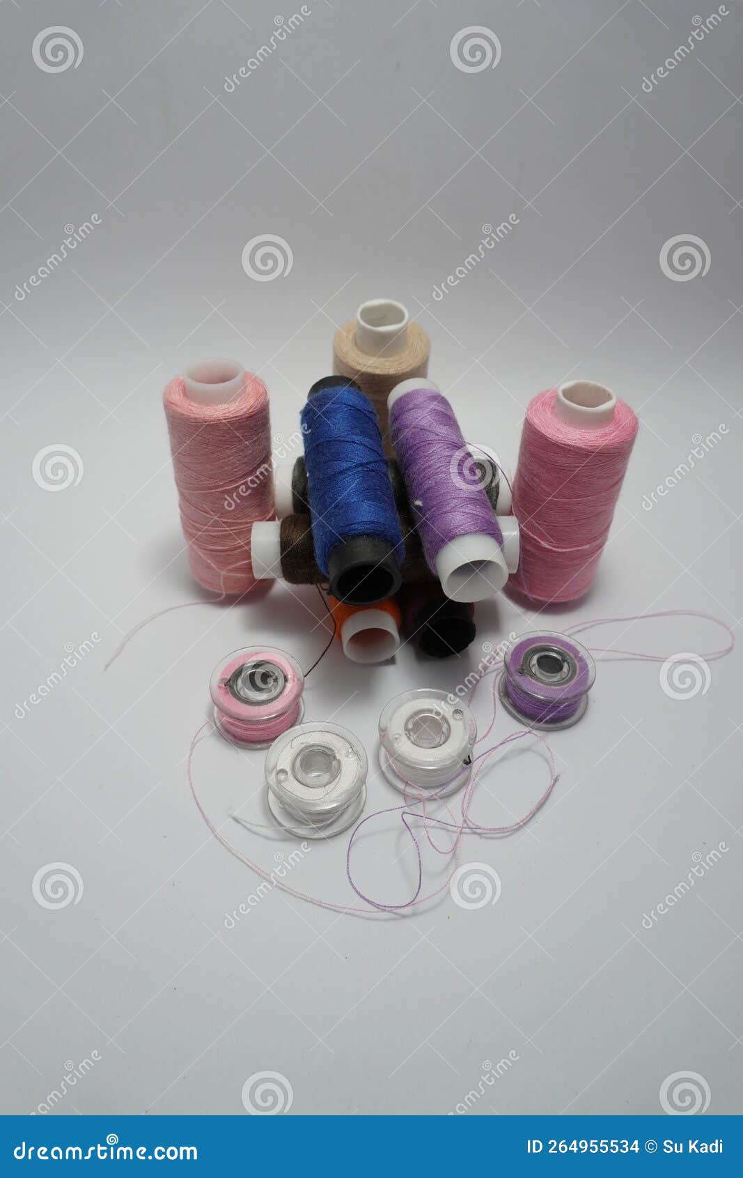 Fully Color Sewing Thread for Tailor Stock Photo - Image of hank ...