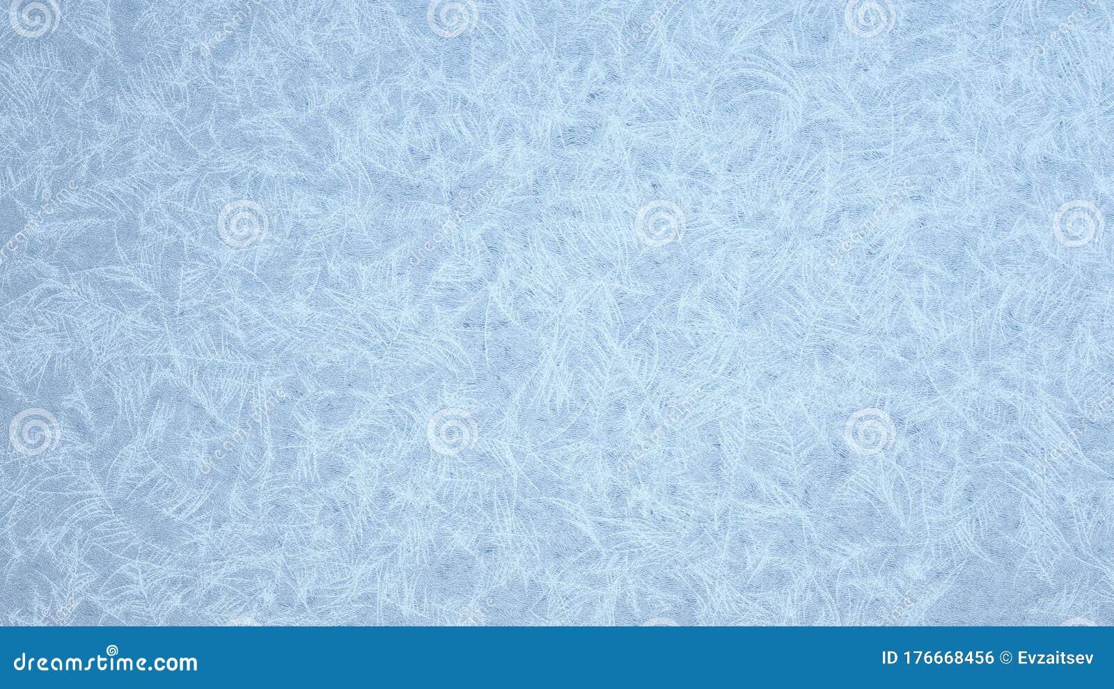 Fully Covered Frosted Frame. Frosted Patterns on the Glass Stock ...