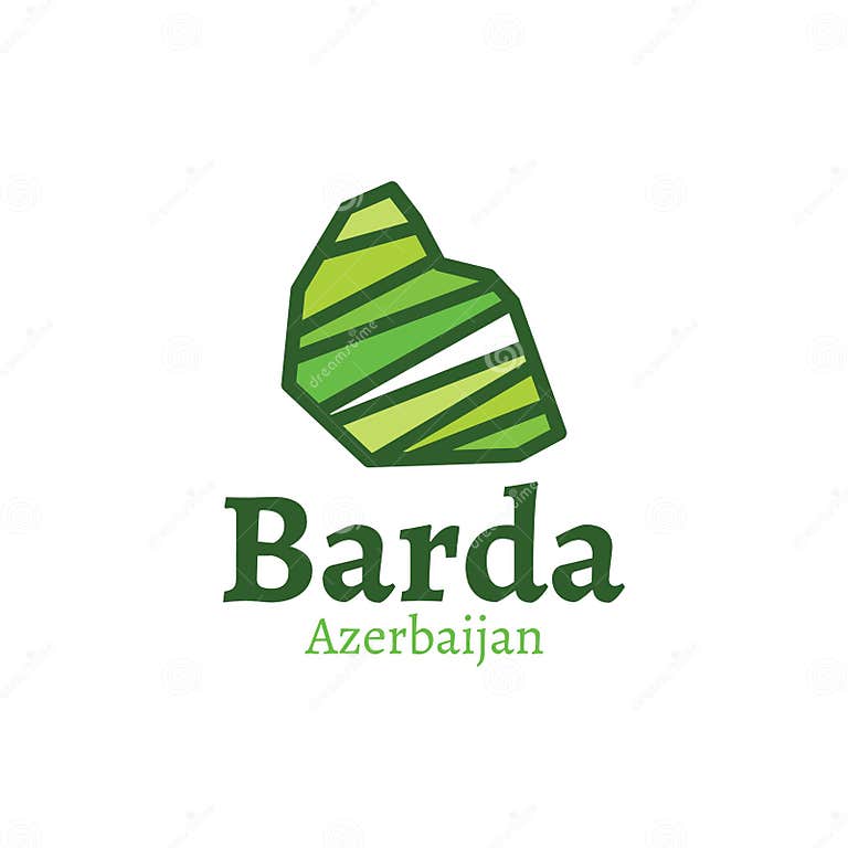 Fully Editable, Detailed Vector Map of Barda, Barda Azerbaijan Map, Map ...