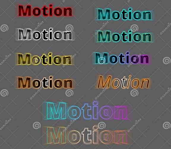 Motion Blur Fully Editable Text Effect.Fully Editable Art Font ...