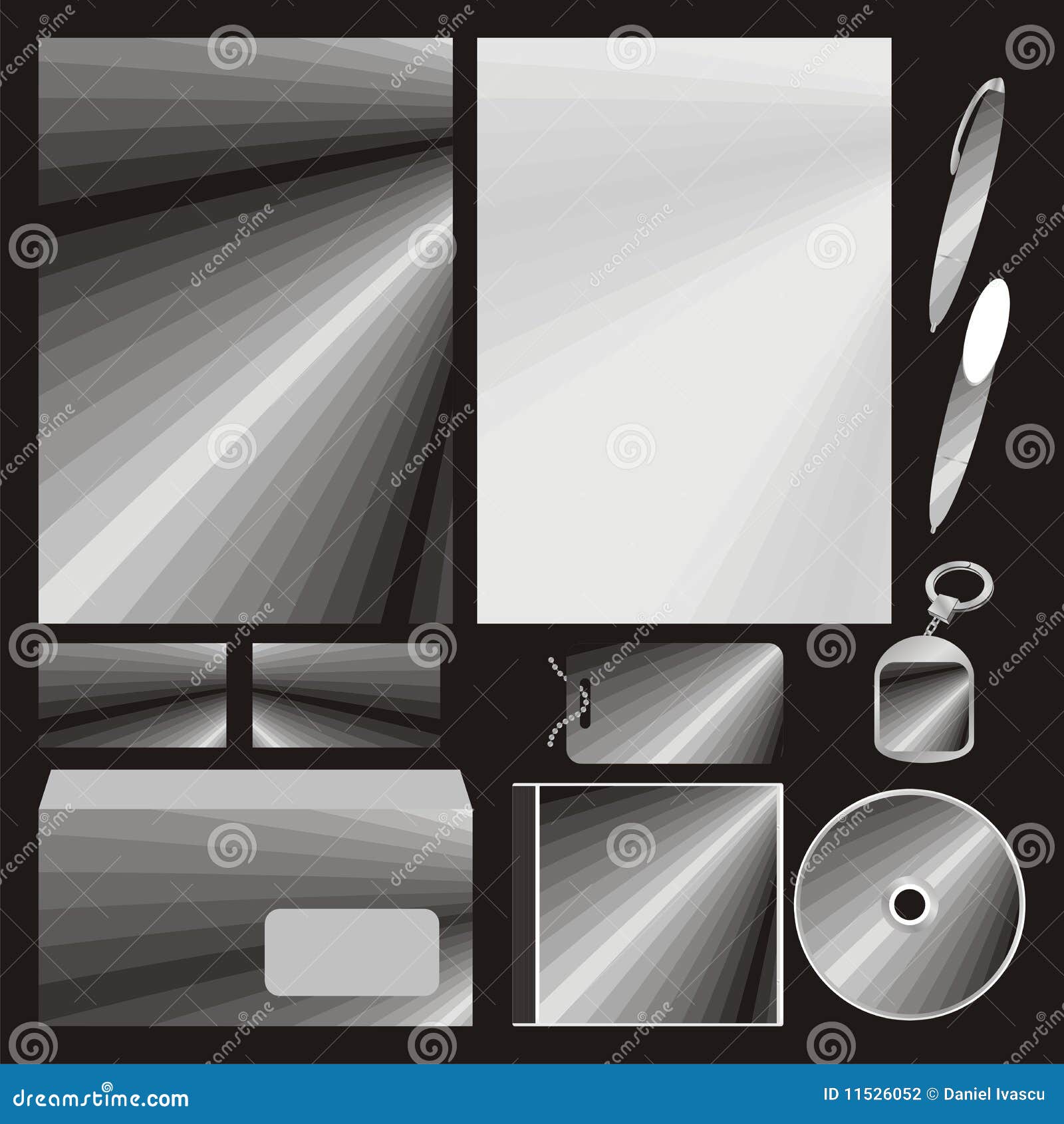 Fully Editable Vector Business Templates Set Ready Stock Vector ...