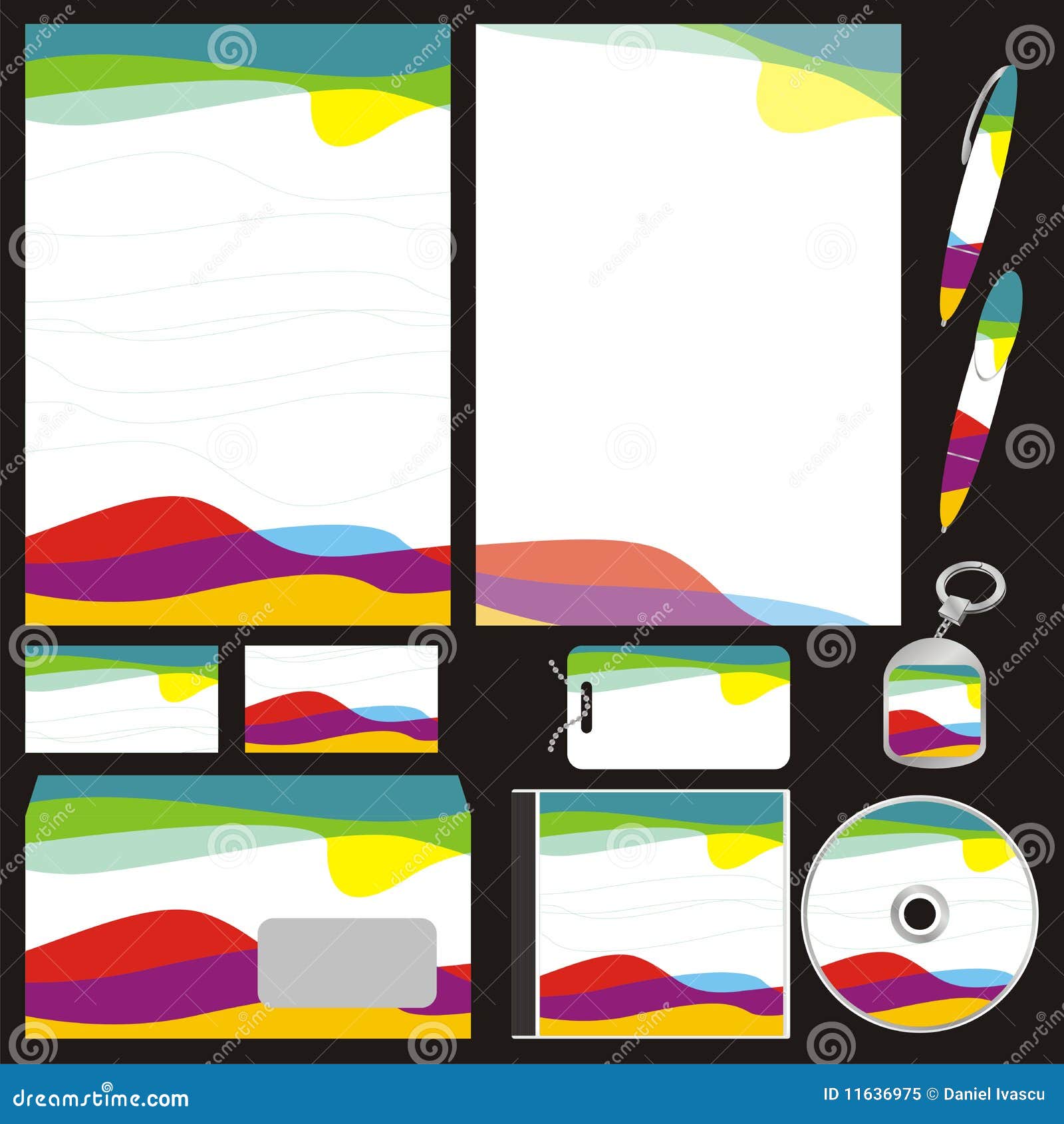 Fully Editable Vector Business Templates Set Ready Stock Vector ...