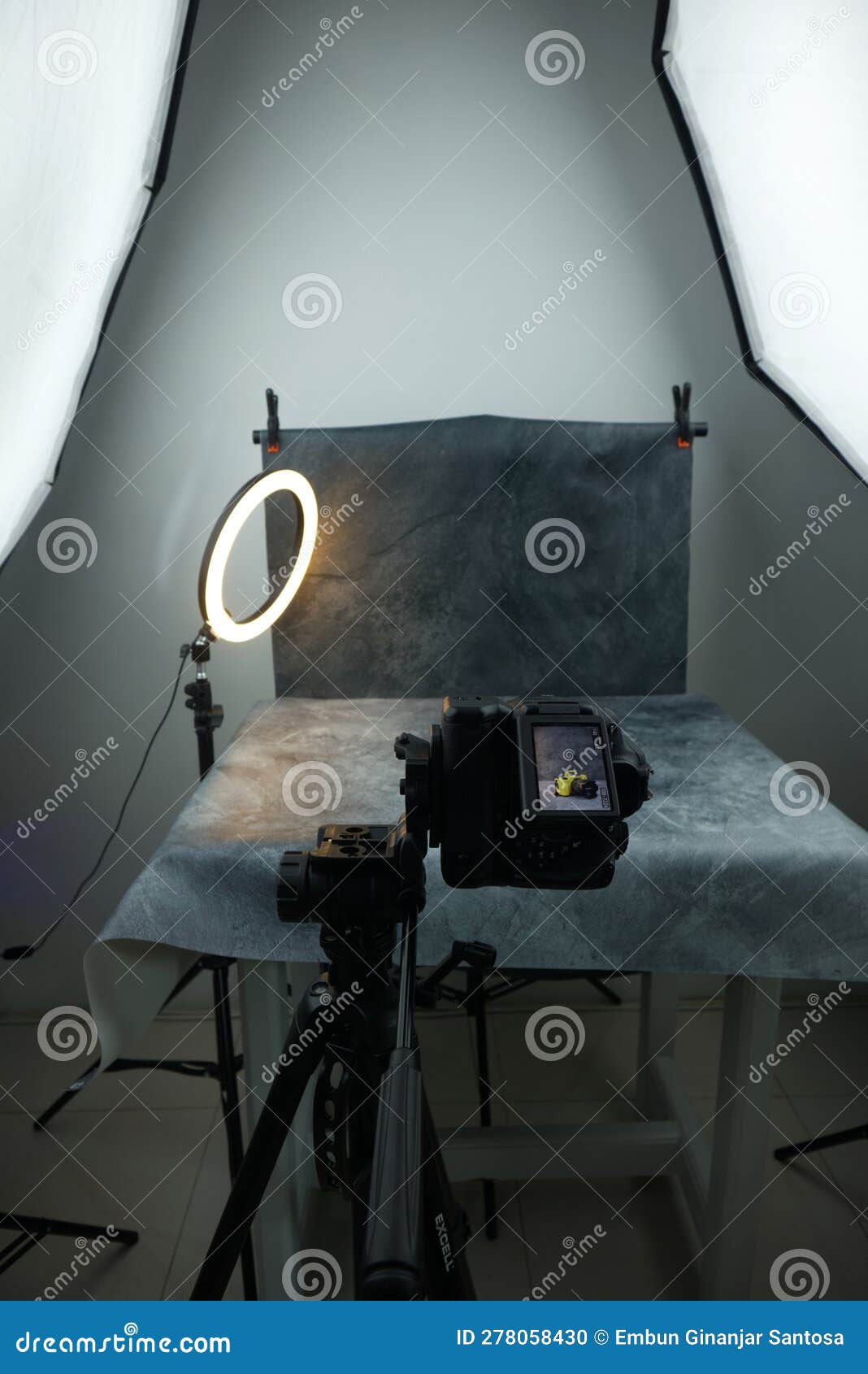 Fully Equipped Product Photo Workspace Stock Photo - Image of equipped ...