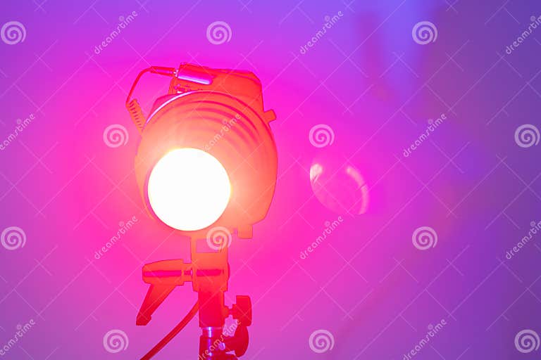 Fully Lit Studio Flashlight Stock Image - Image of design, color: 180127395