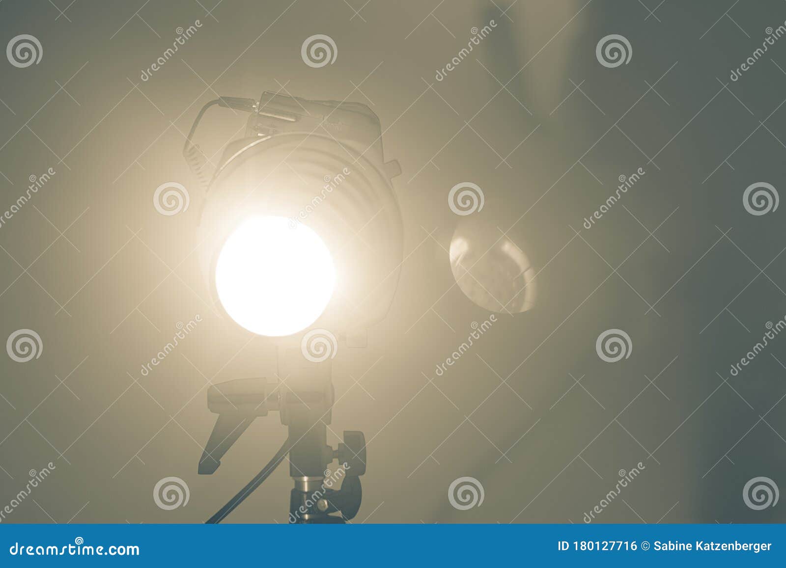 Fully Lit Studio Flashlight Stock Photo - Image of power, photograph ...