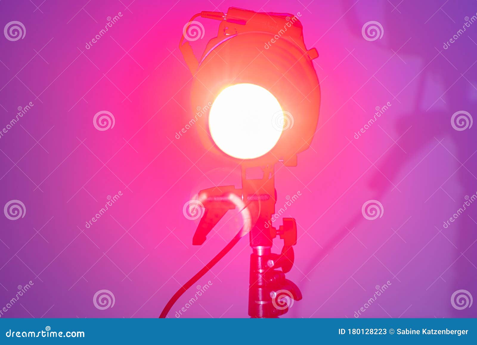 Fully Lit Studio Flashlight Stock Image - Image of lighting, backdrop ...