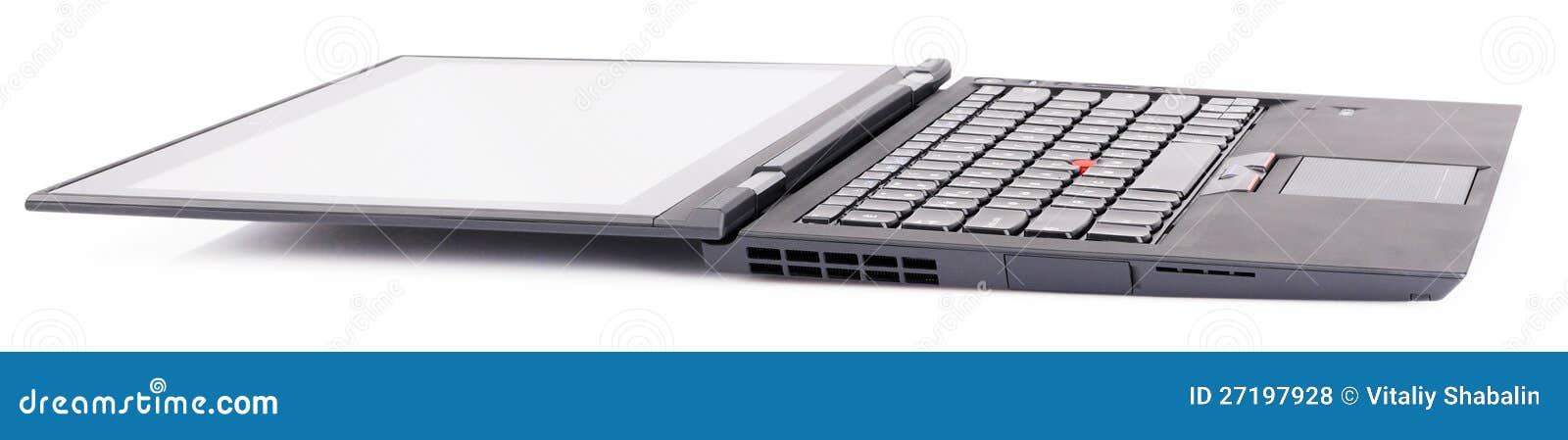 Fully open laptop stock photo. Image of equipment, open - 27197928